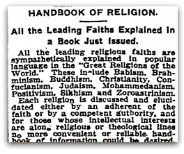 Handbook of Religion (Babism) | 'Abdu'l-Bahá in America